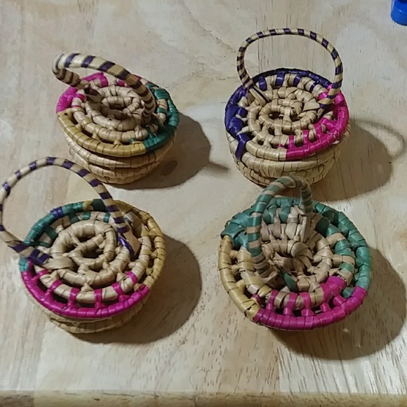 Other | Mini Mexican Handmade Baskets | Poshmark